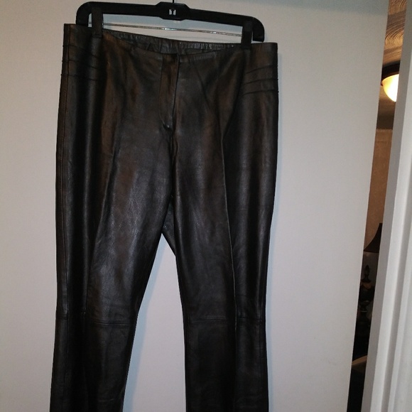 Cache | Pants & Jumpsuits | Nwot Cache0 Lamb Leather Pants | Poshmark